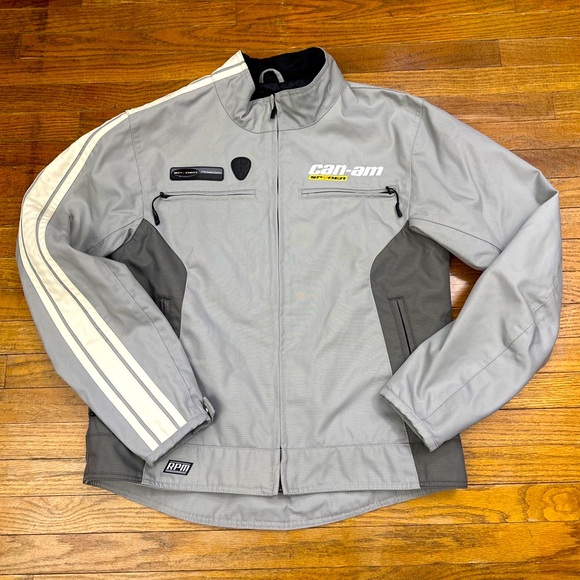 BRP | Jackets & Coats | Can Am Spyder Brp Gray Spyder Riding Heavy Full ...
